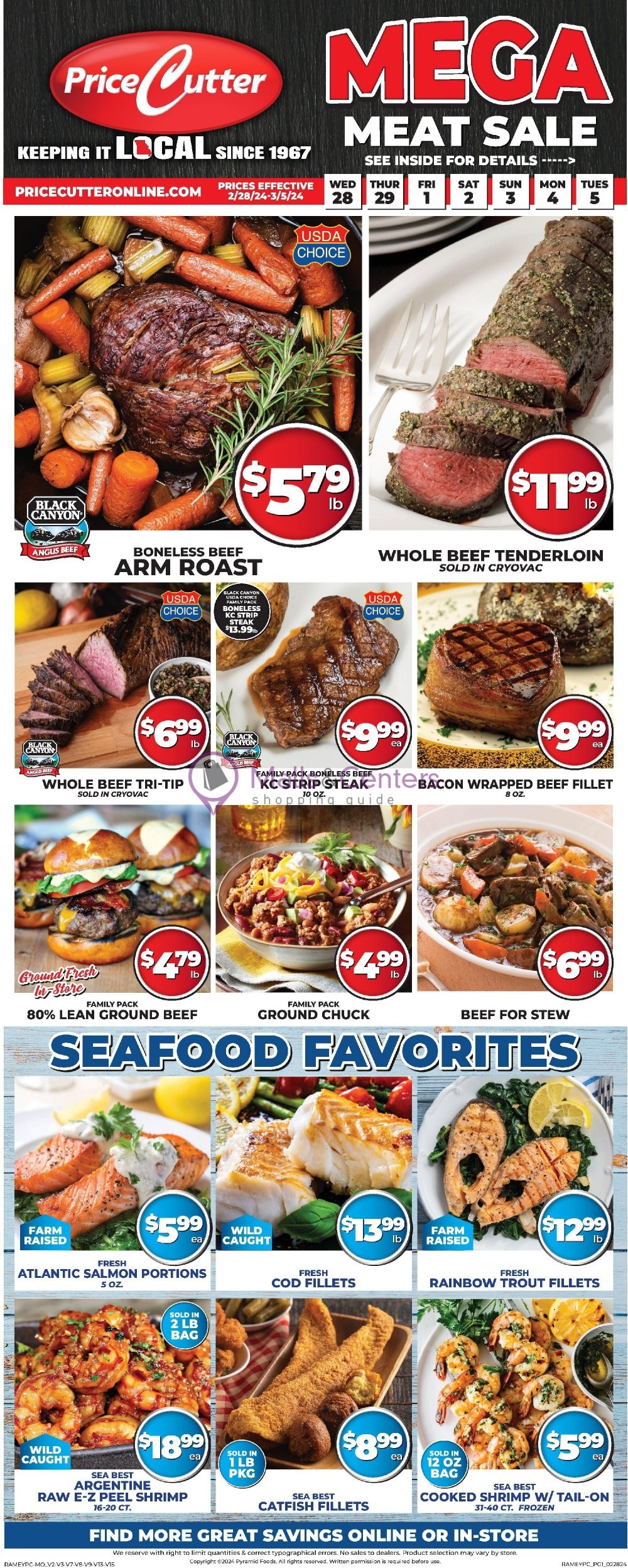 Price Cutter Weekly Ad, from Wed, 2/28/2024 - sales & flyers specials ...