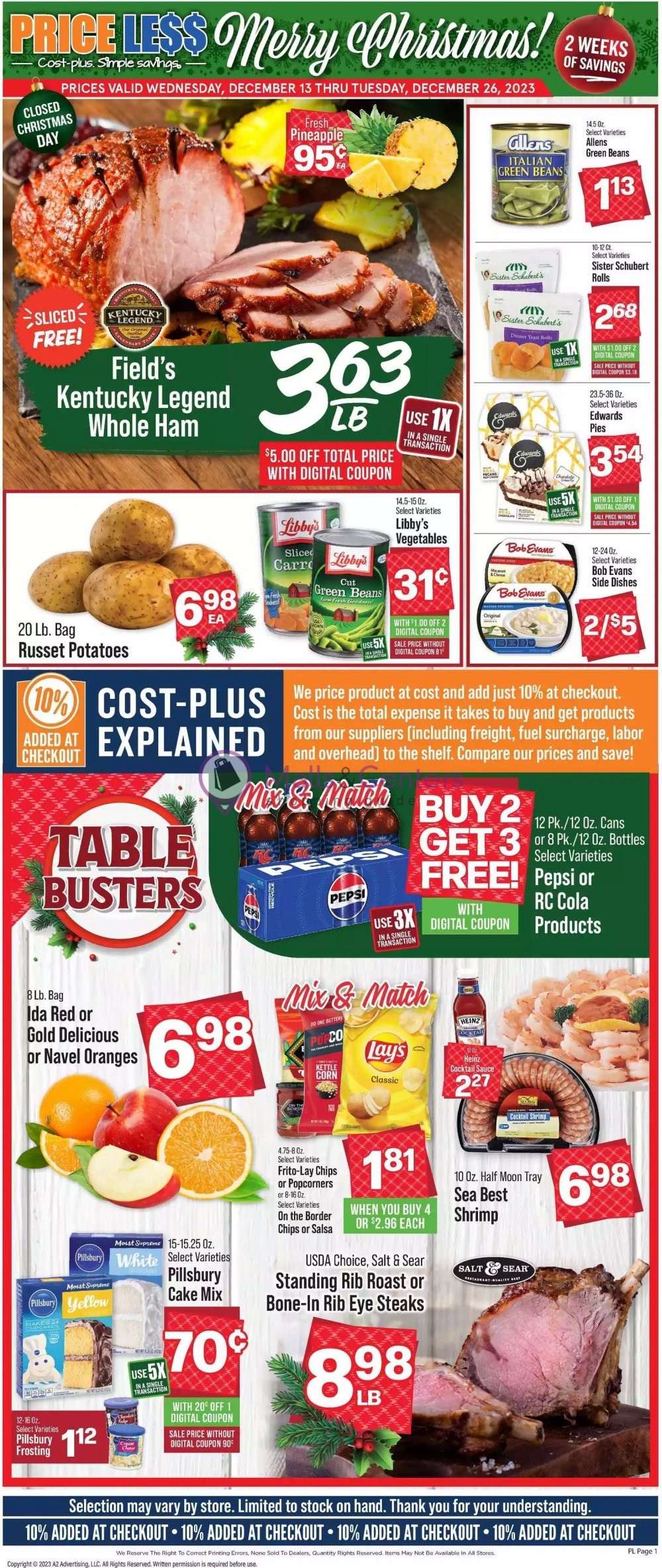 Price Less Foods Weekly Ad, from Wed, 12/13/2023 - sales & flyers ...