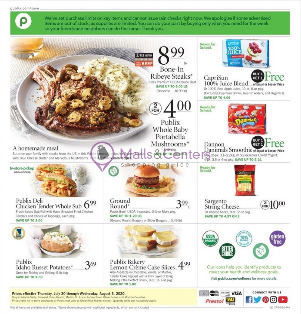 Publix Weekly Ad - sales & flyers specials - MallsCenters