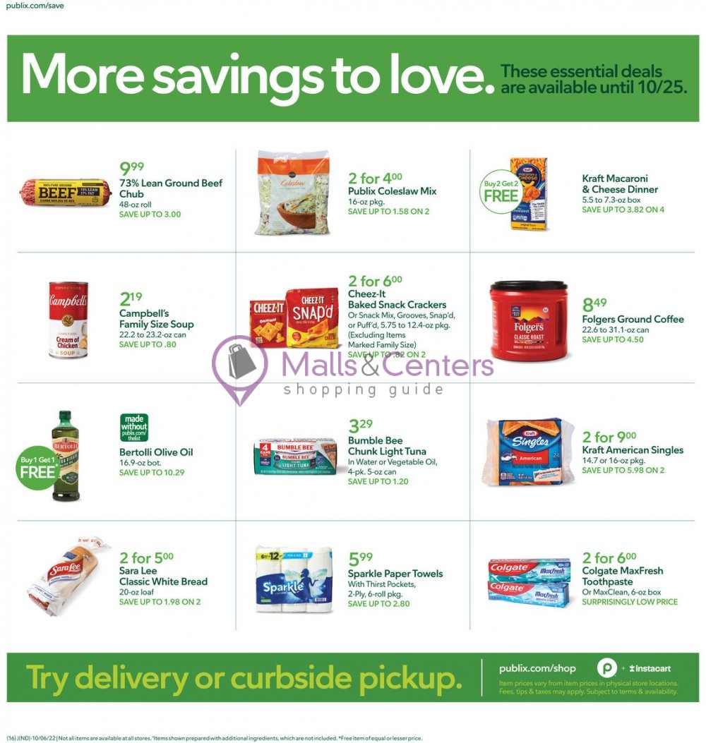 Publix Weekly Ad - sales & flyers specials - MallsCenters