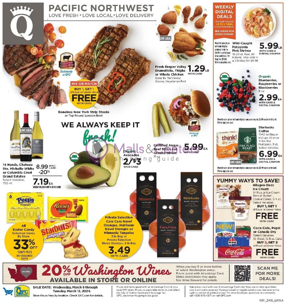 QFC Quality Food Centers Weekly Ad, from Wed, 3/6/2024 - sales & flyers ...