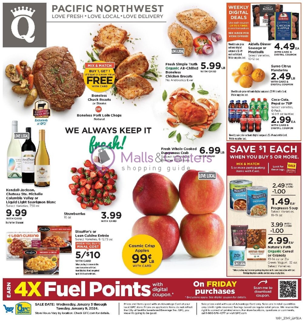 QFC Quality Food Centers Weekly Ad, from Wed, 1/3/2024 - sales & flyers ...
