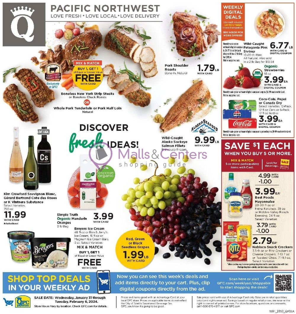 QFC Quality Food Centers Weekly Ad, from Wed, 1/31/2024 - sales ...