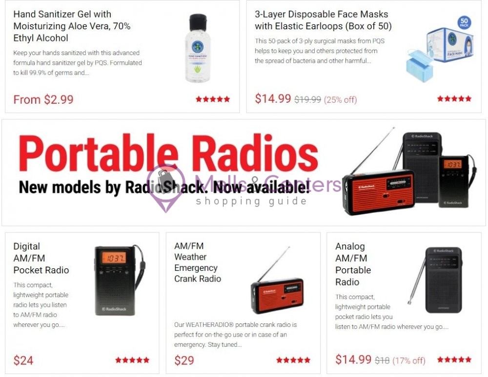 Radio Shack Weekly Ad - sales & flyers specials - MallsCenters