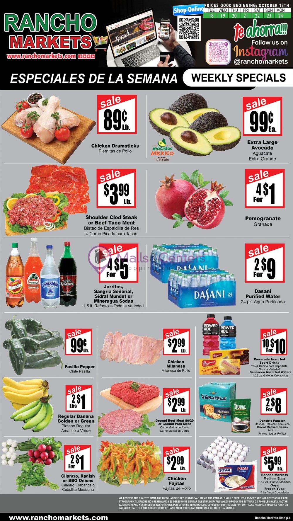 Rancho Markets Weekly Ad - sales & flyers specials - MallsCenters