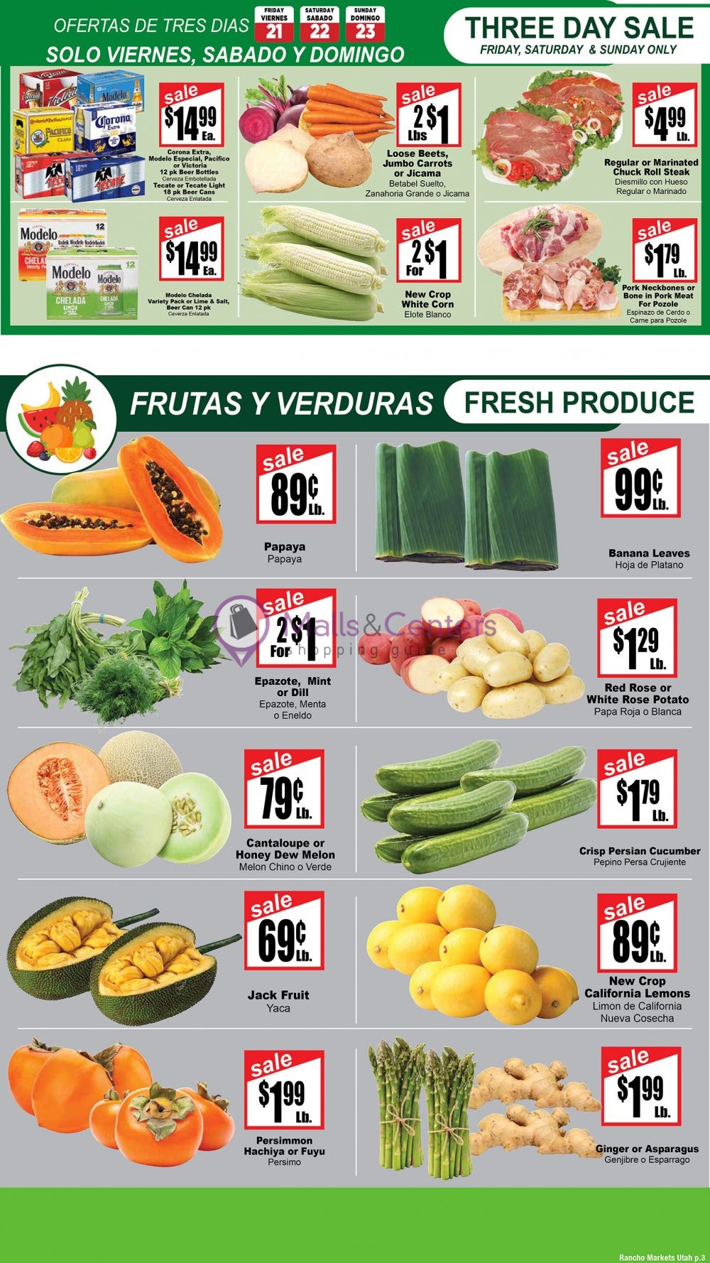 Rancho Markets Weekly Ad - sales & flyers specials - MallsCenters