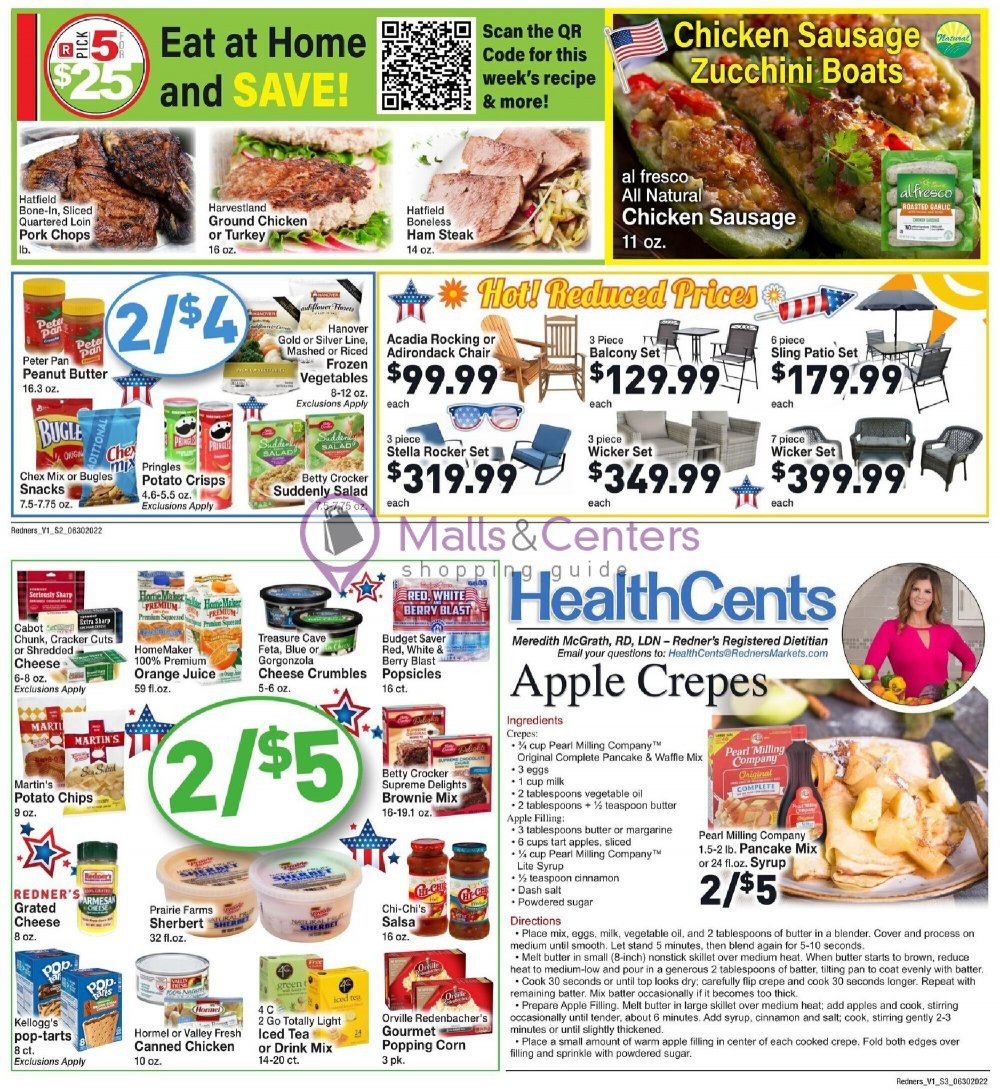 Redner's Markets Weekly Ad - sales & flyers specials - MallsCenters