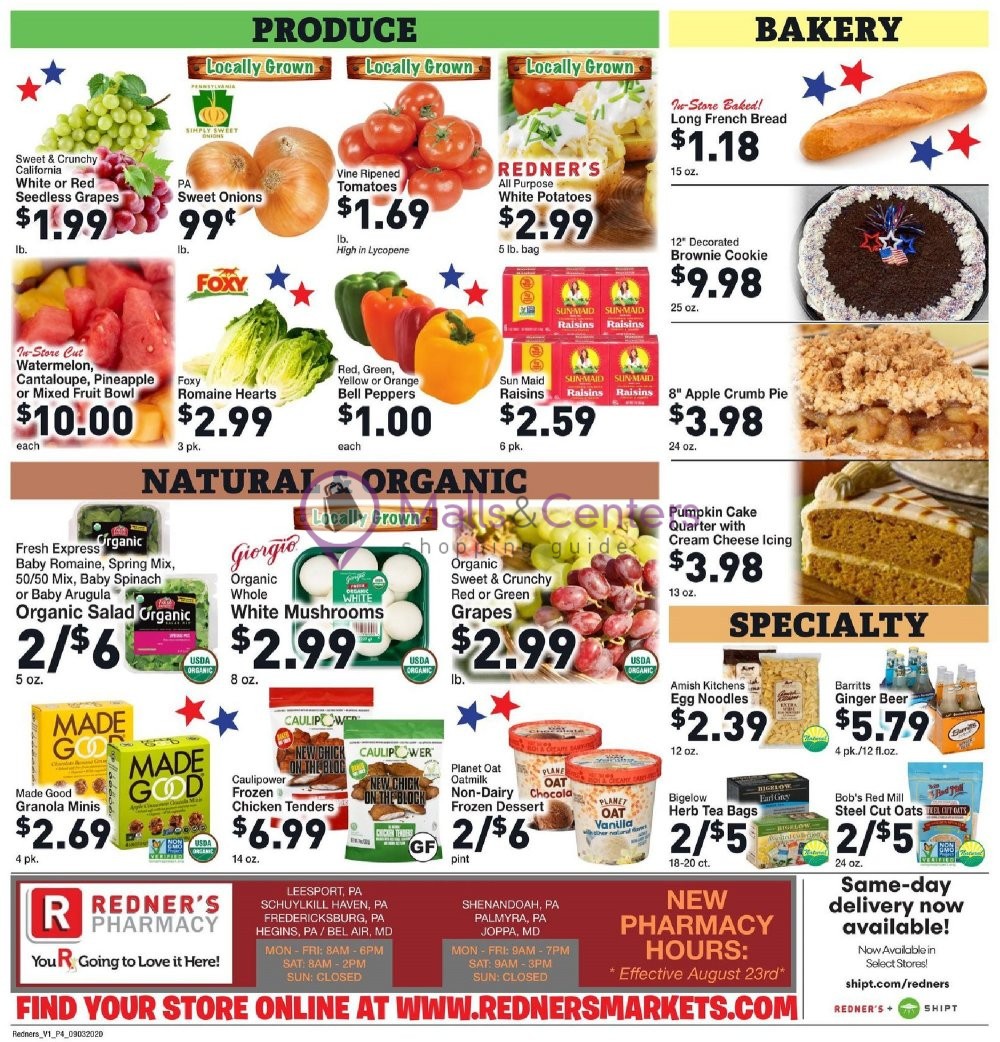 Redner's Markets Weekly Ad - sales & flyers specials - MallsCenters