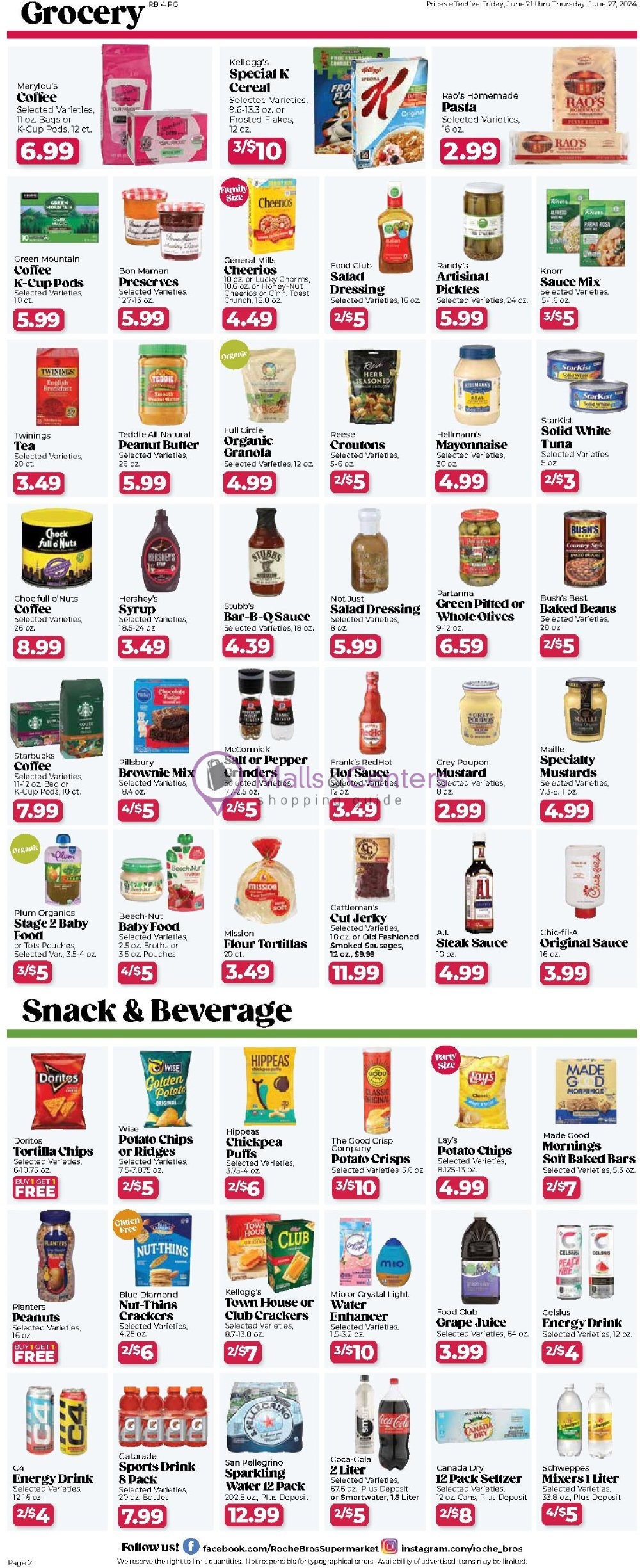Roche Bros. Supermarkets Weekly ad valid from 06/21/2024 to 06/27/2024 ...
