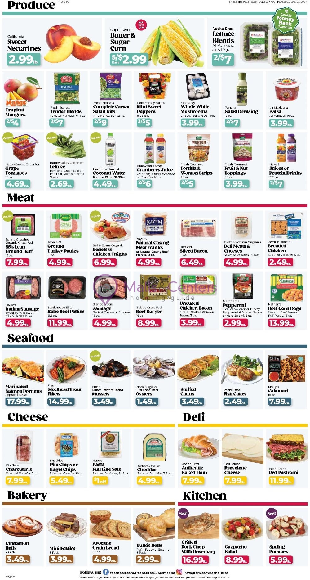 Roche Bros. Supermarkets Weekly ad valid from 06/21/2024 to 06/27/2024 ...