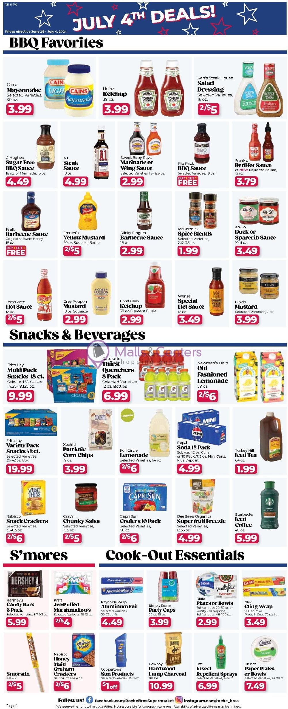 Roche Bros. Supermarkets Weekly ad valid from 06/28/2024 to 07/04/2024 ...