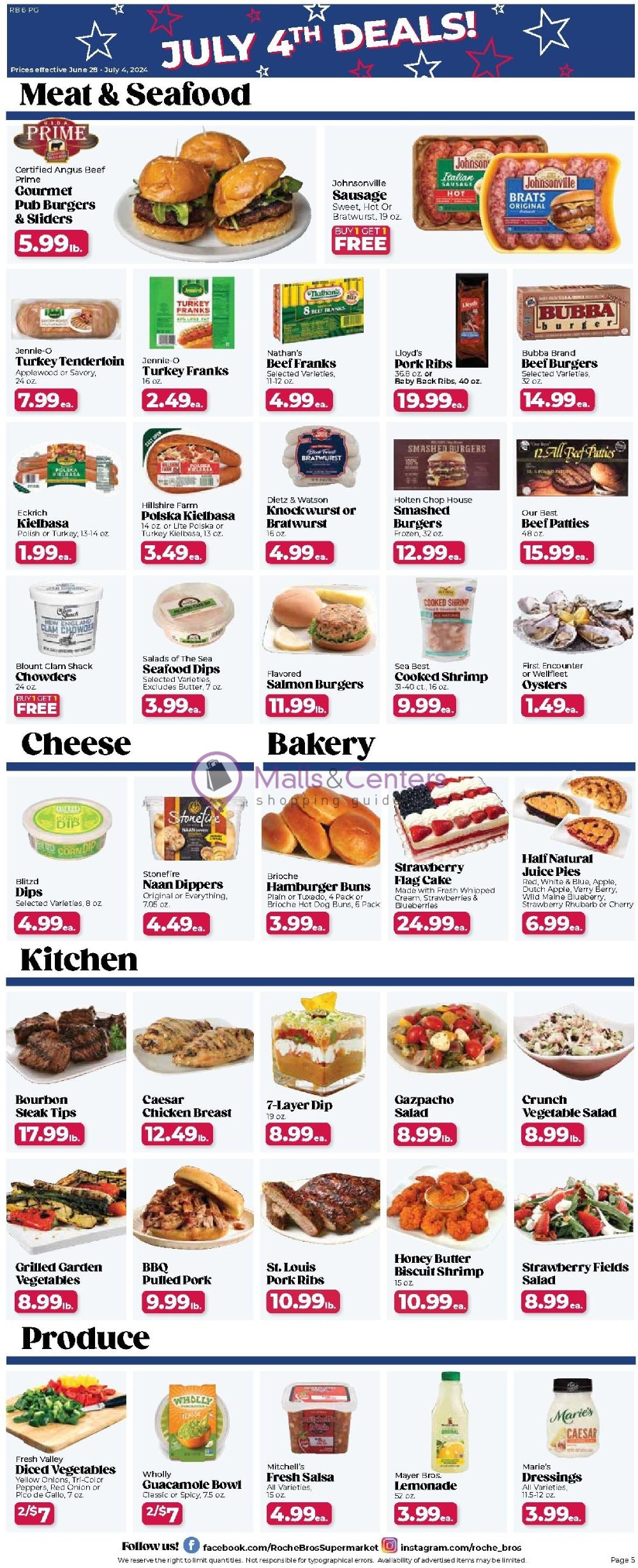 Roche Bros. Supermarkets Weekly ad valid from 06/28/2024 to 07/04/2024 ...
