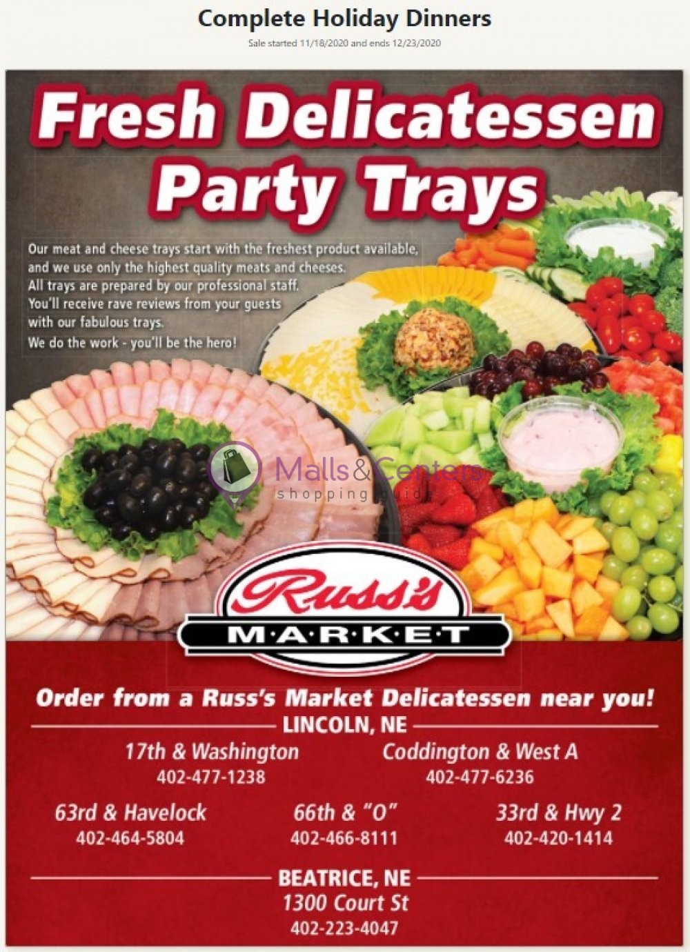Russ's Market Weekly Ad - sales & flyers specials - MallsCenters