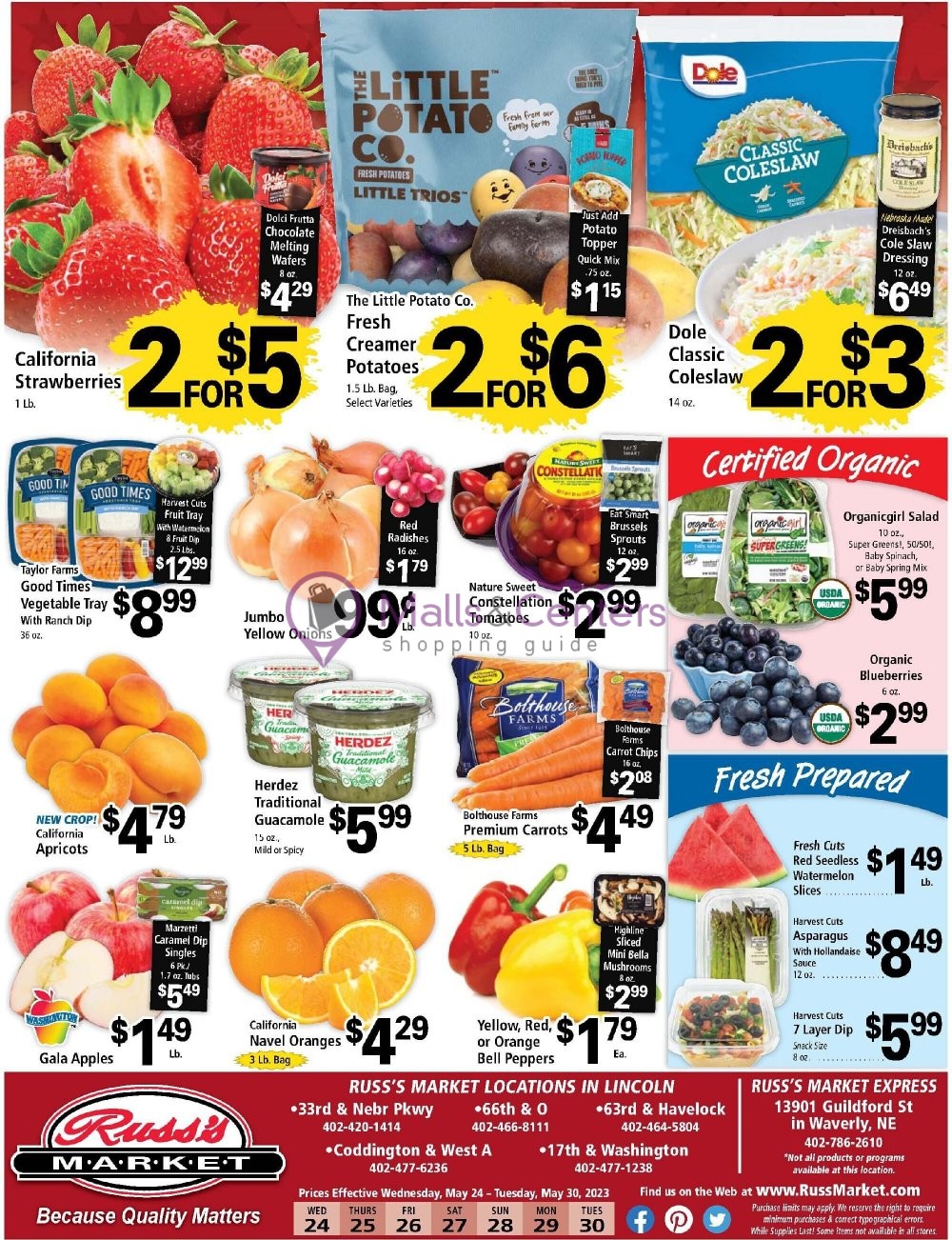 Russ's Market Weekly ad valid from 05/24/2023 to 05/30/2023 - MallsCenters