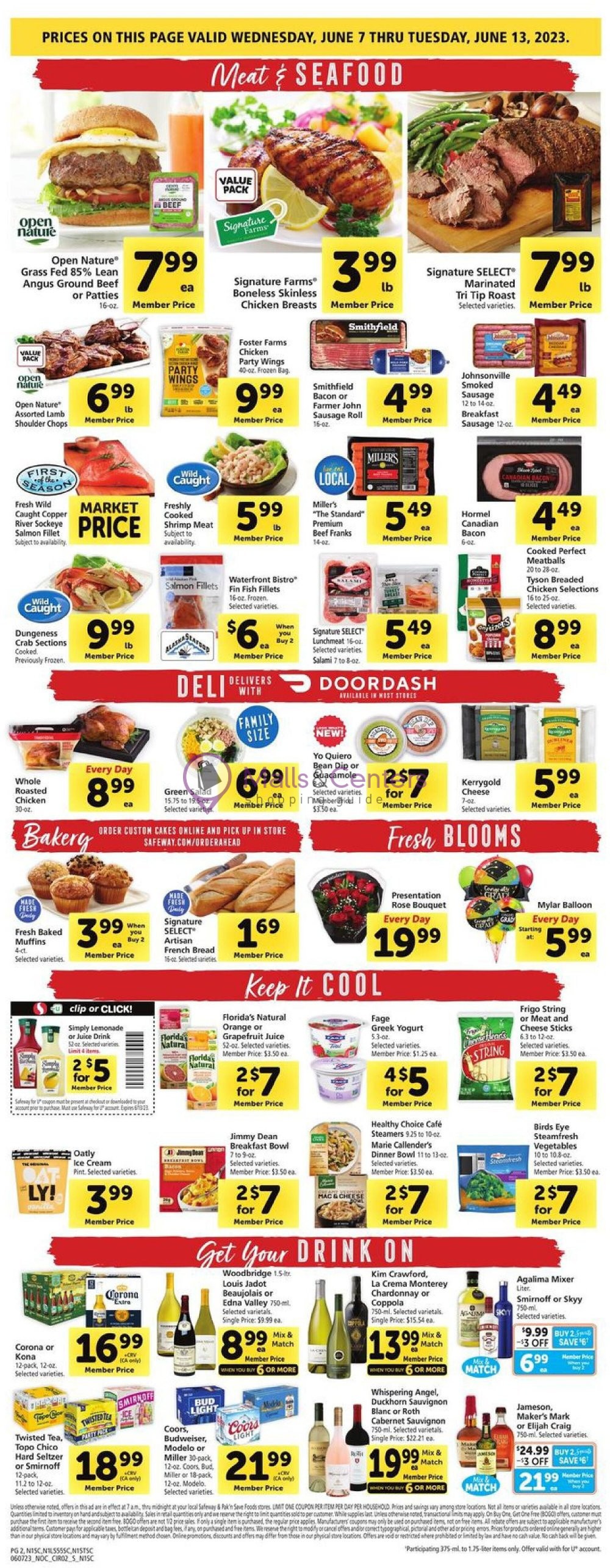 Safeway Weekly ad valid from 06/07/2023 to 06/13/2023 - MallsCenters