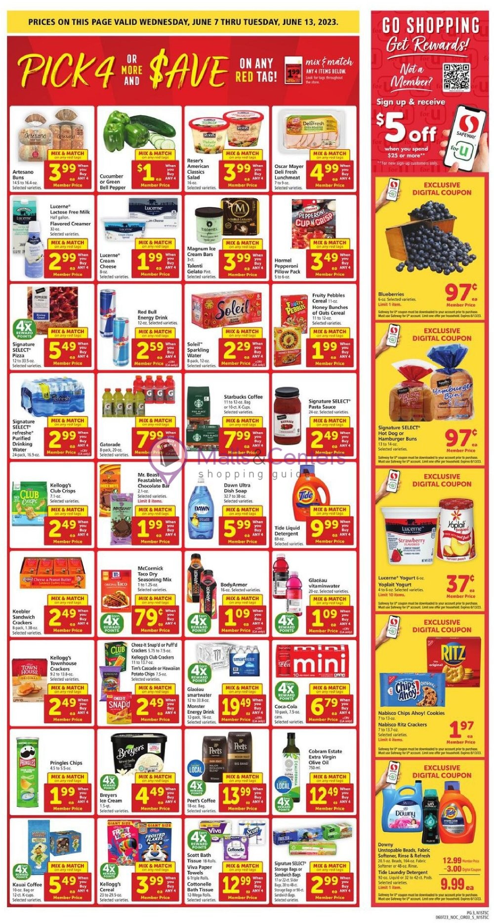 Safeway Weekly ad valid from 06/07/2023 to 06/13/2023 - MallsCenters