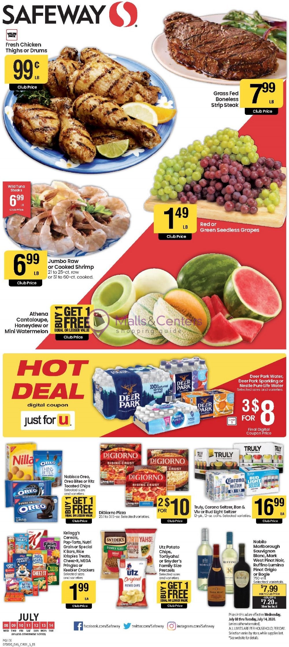 Safeway Weekly Ad - sales & flyers specials - MallsCenters