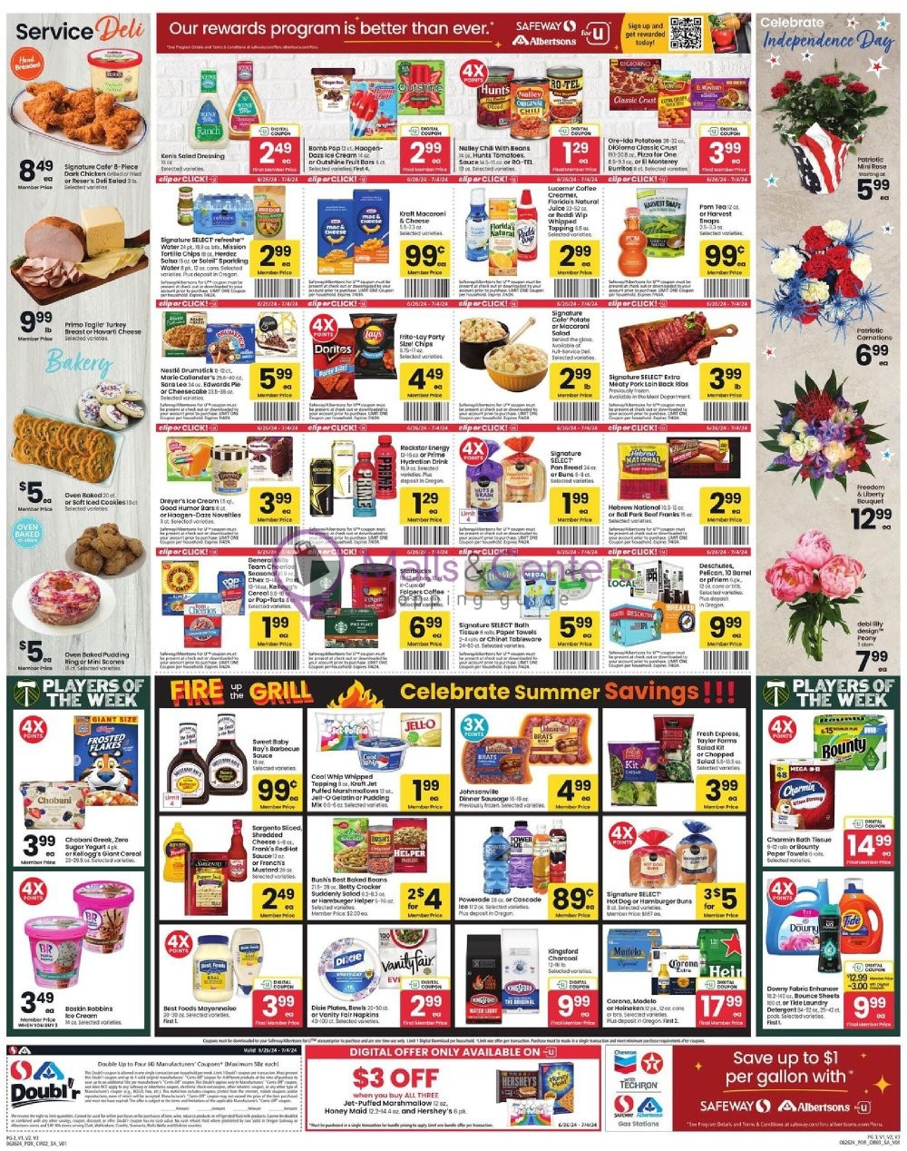 Safeway Weekly ad valid from 06/26/2024 to 07/04/2024 - MallsCenters