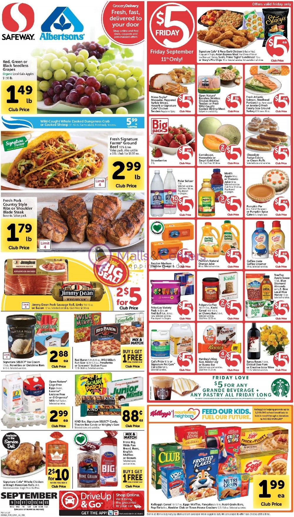 Safeway Weekly Ad - sales & flyers specials - MallsCenters