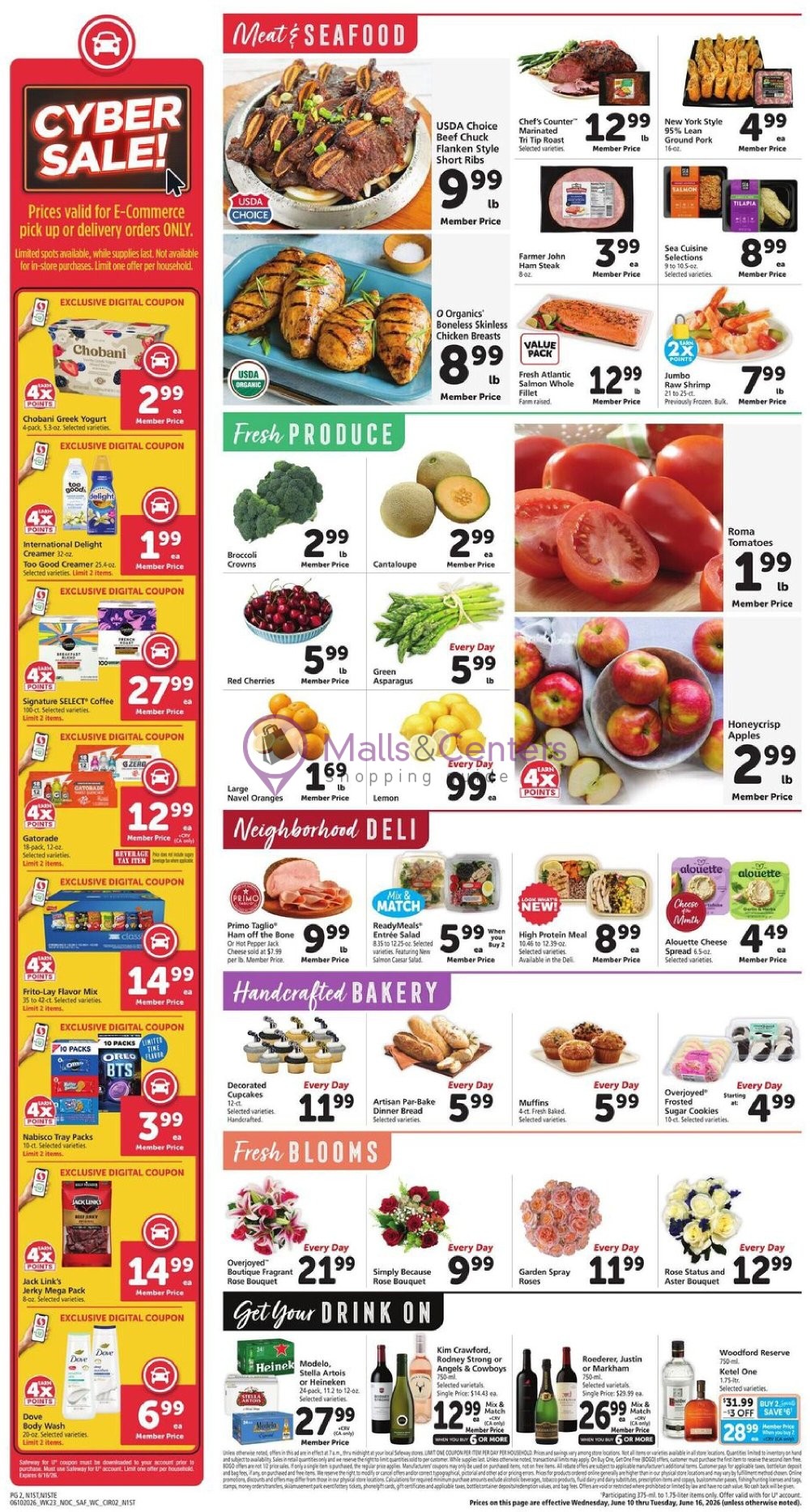 Safeway Weekly ad valid from 06/10/2026 to 06/16/2026 - MallsCenters