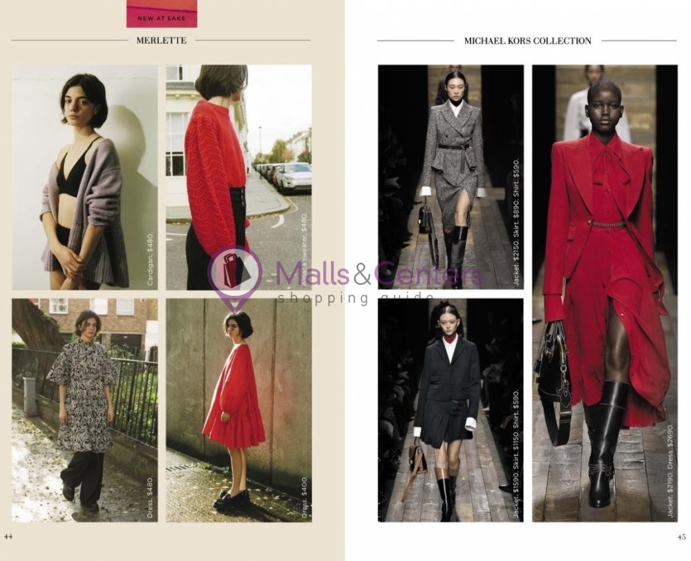 Saks Fifth Avenue Weekly Ad - sales & flyers specials - MallsCenters