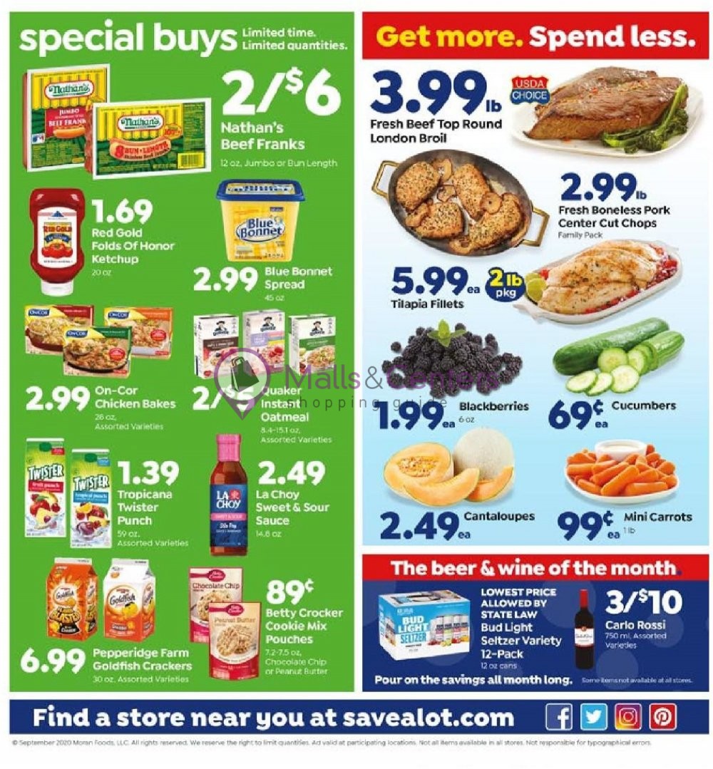 Save a Lot food store Weekly Ad - sales & flyers specials - MallsCenters