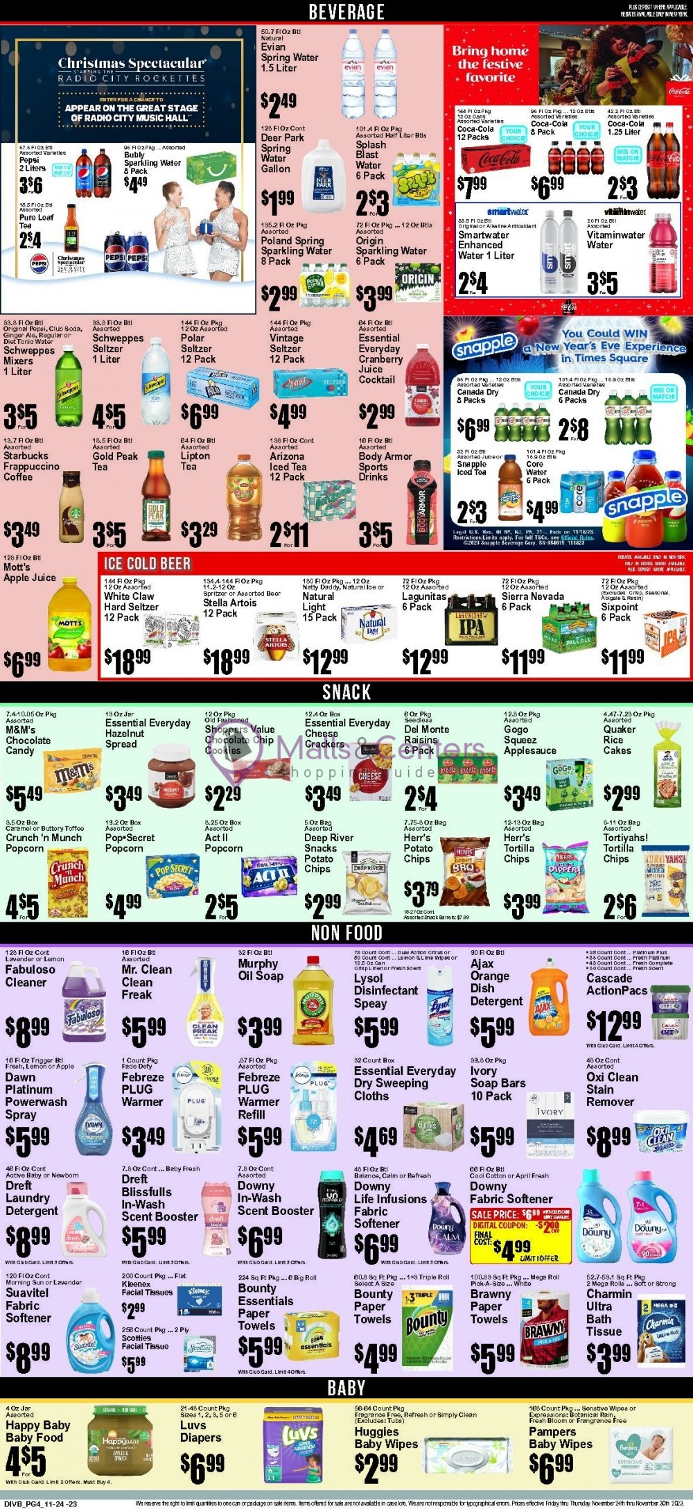 Seabra's Market Weekly ad valid from 11/24/2023 to 11/30/2023 ...