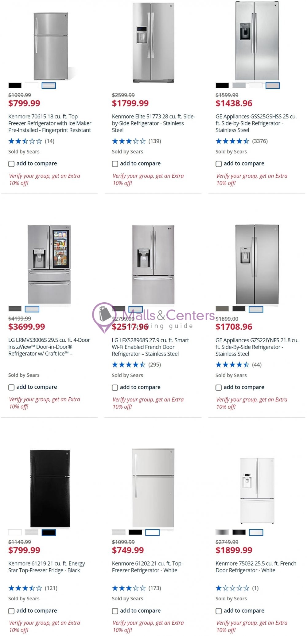 Sears Weekly Ad - sales & flyers specials - MallsCenters