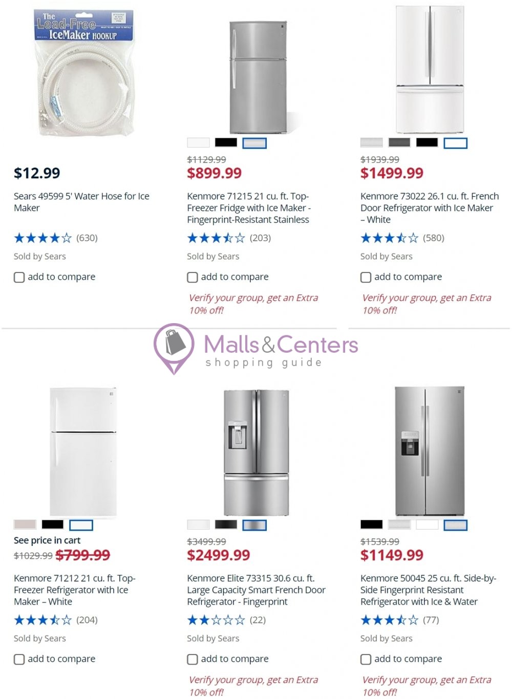 Sears Weekly Ad - sales & flyers specials - MallsCenters