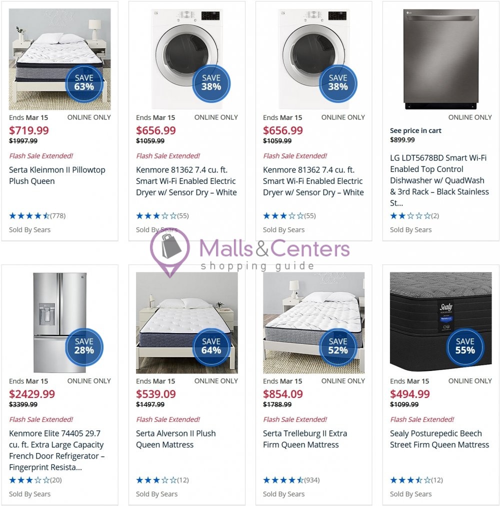 Sears Weekly Ad - sales & flyers specials - MallsCenters