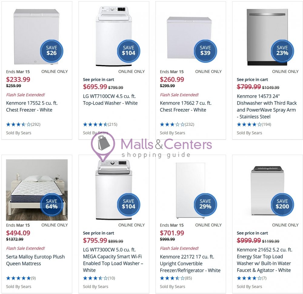 Sears Weekly Ad - sales & flyers specials - MallsCenters