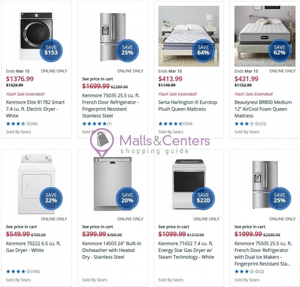 Sears Weekly Ad - sales & flyers specials - MallsCenters