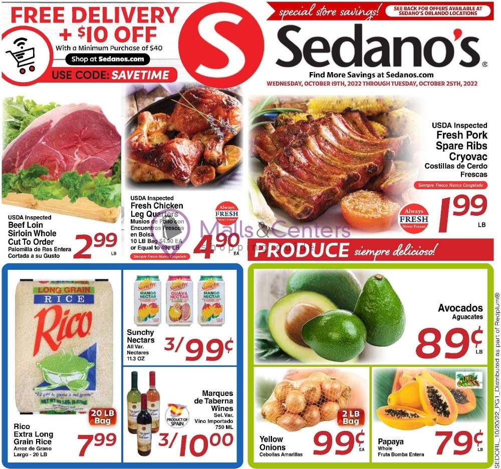 Sedano's Weekly Ad - sales & flyers specials - MallsCenters