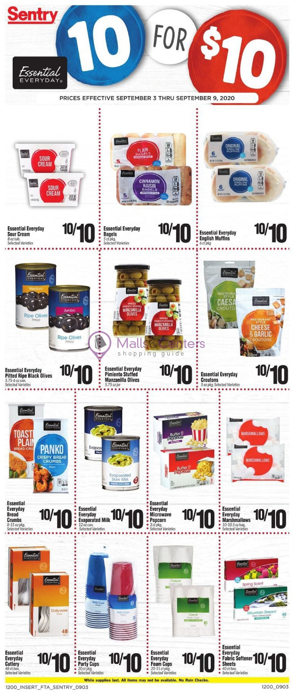 Sentry Foods Weekly Ad - sales & flyers specials - MallsCenters