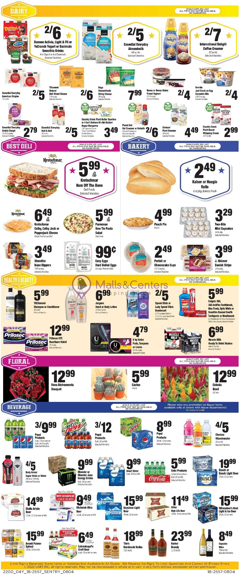Sentry Foods Weekly Ad - sales & flyers specials - MallsCenters