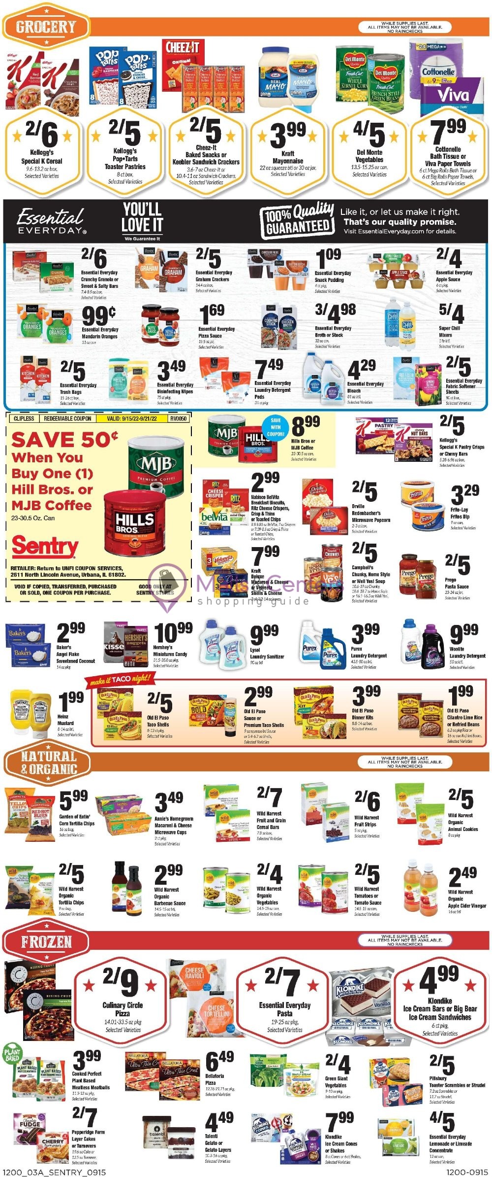 Sentry Foods Weekly Ad - sales & flyers specials - MallsCenters