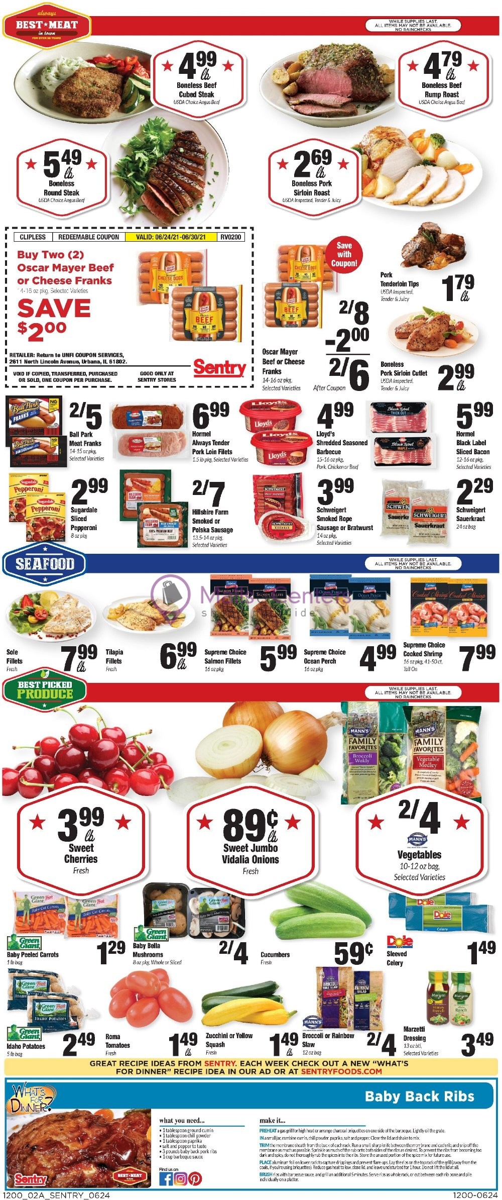Sentry Foods Weekly Ad - sales & flyers specials - MallsCenters