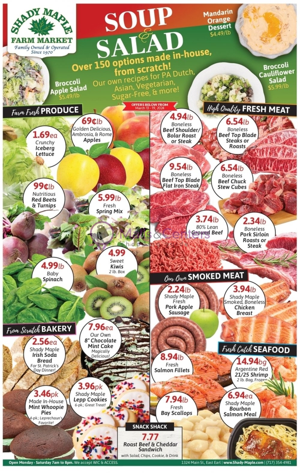 Shady Maple Weekly ad valid from 03/13/2024 to 03/19/2024 - MallsCenters