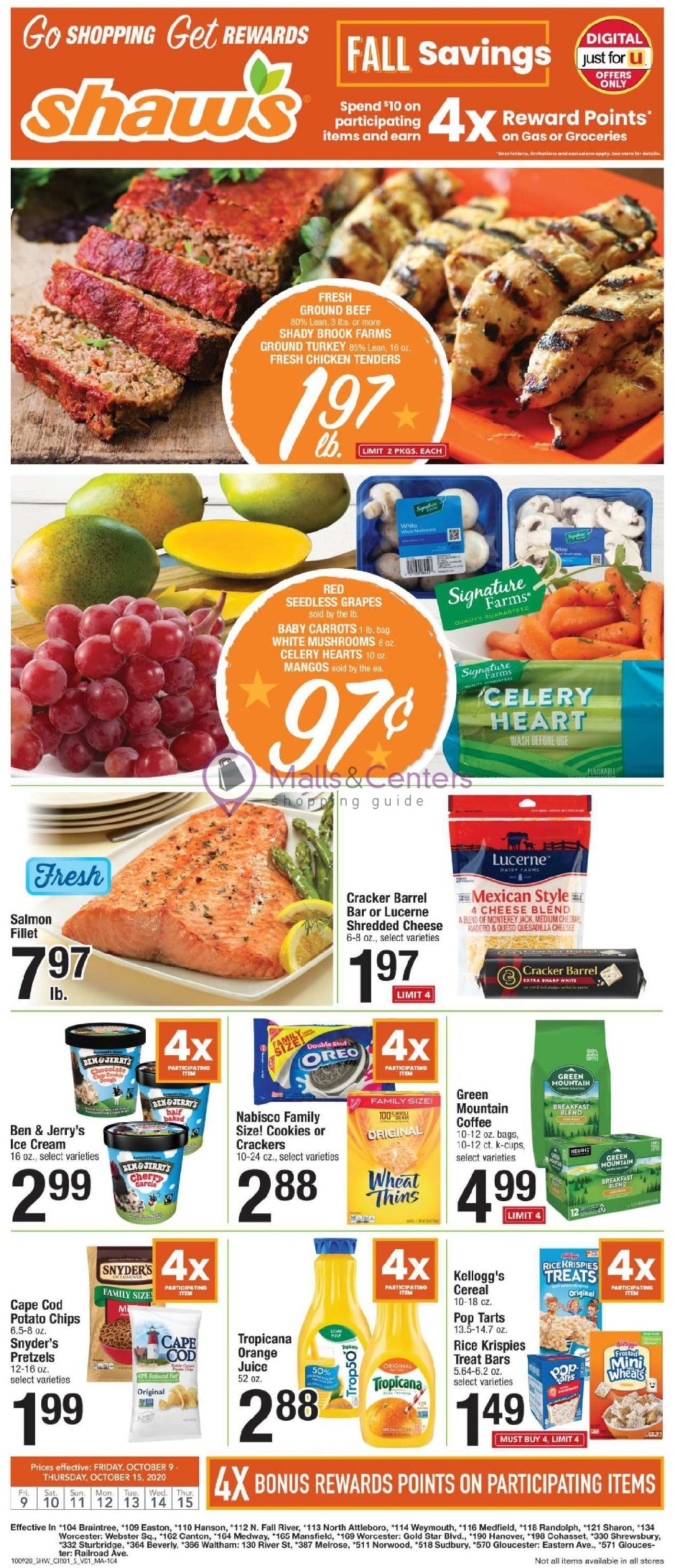 Shaws Weekly Ad - sales & flyers specials - MallsCenters