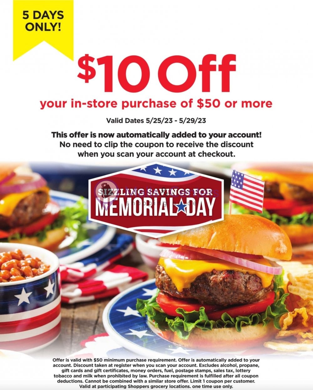 Shoppers Food Weekly ad valid from 05/25/2023 to 05/31/2023 - MallsCenters