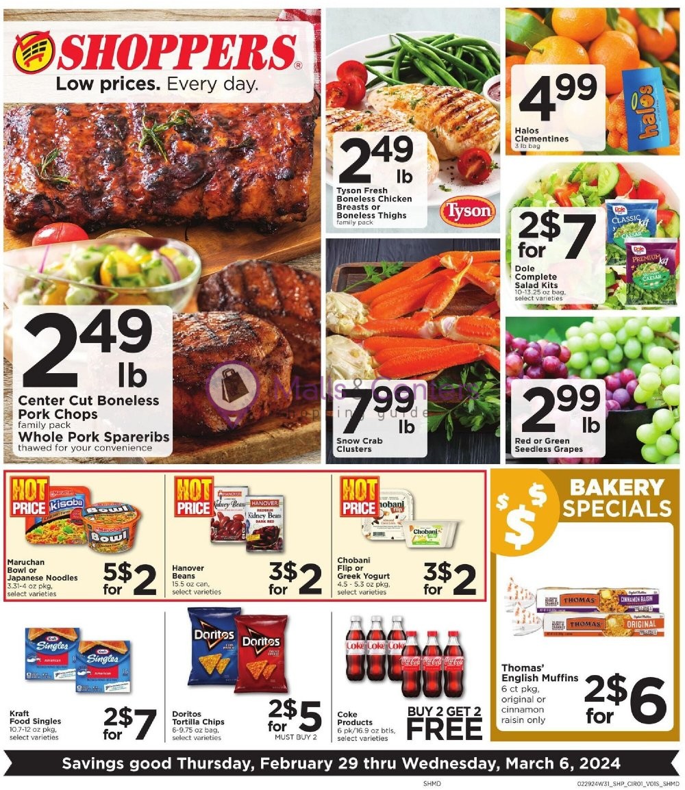 Shoppers Food Weekly Ad, from Thu, 2/29/2024 - sales & flyers specials ...