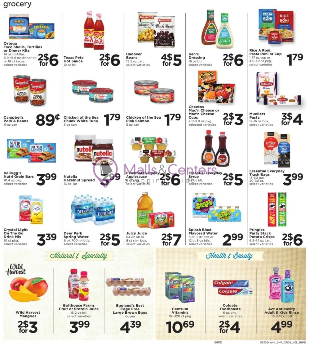 Shoppers Food Weekly ad valid from 05/30/2024 to 06/05/2024 - MallsCenters