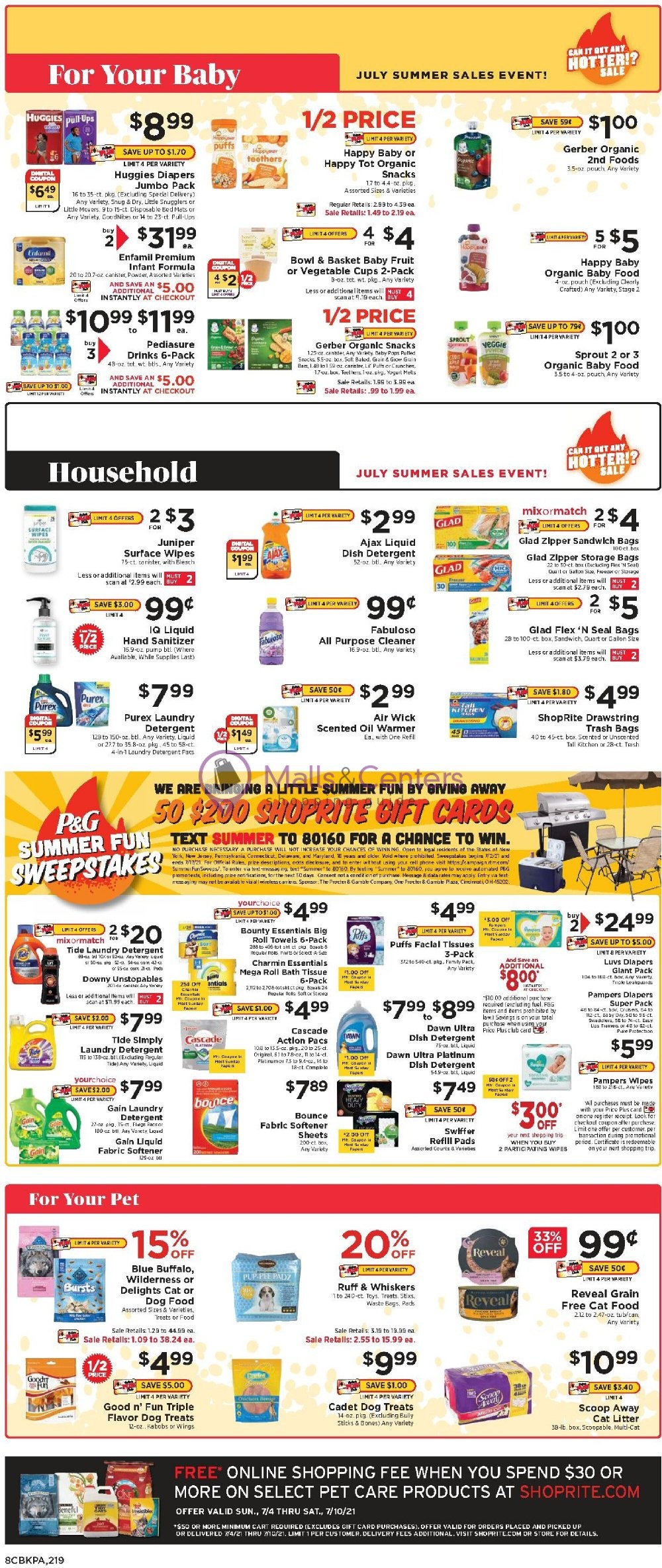 ShopRite Weekly Ad - sales & flyers specials - MallsCenters