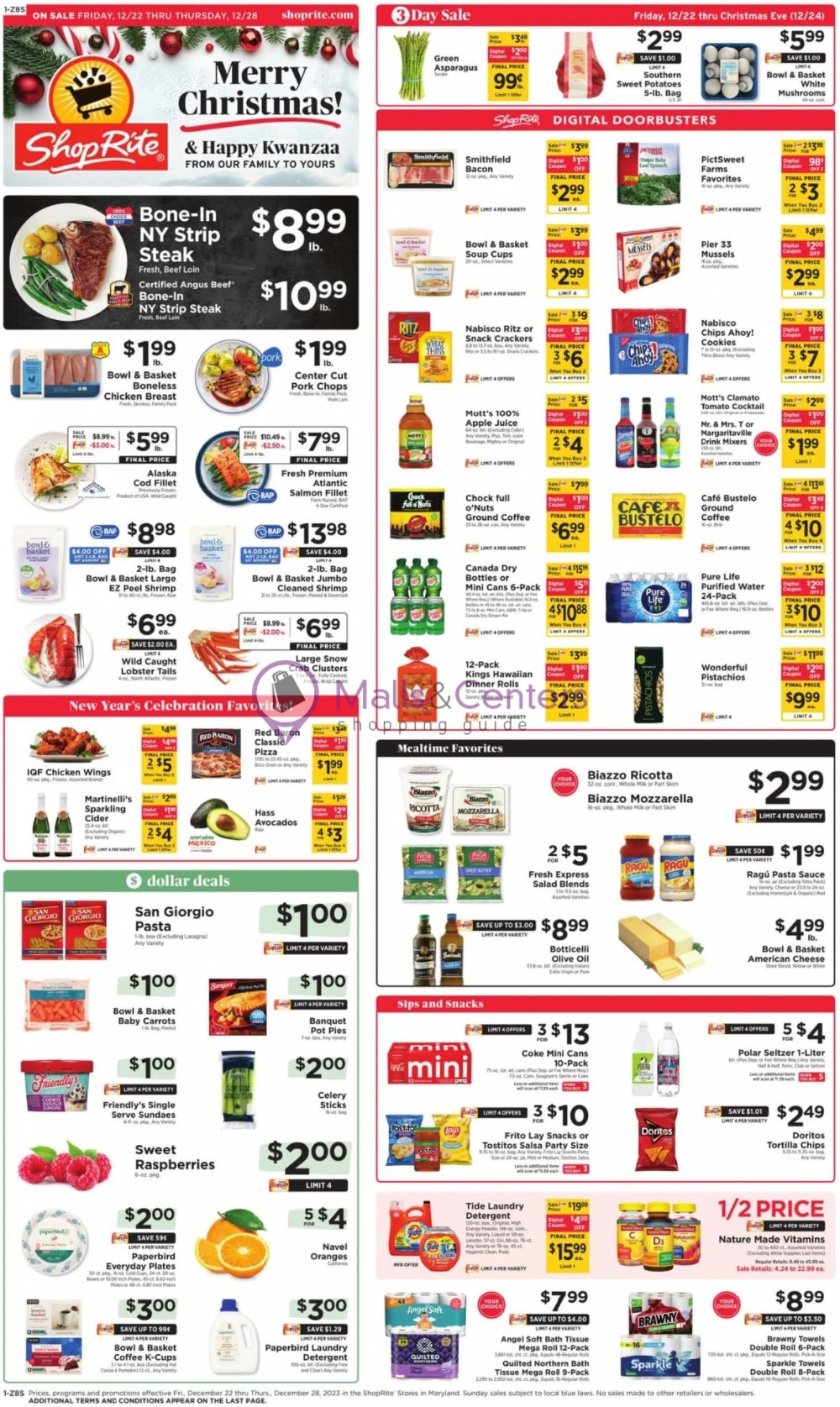 ShopRite Weekly Ad, from Fri, 12/22/2023 - sales & flyers specials ...