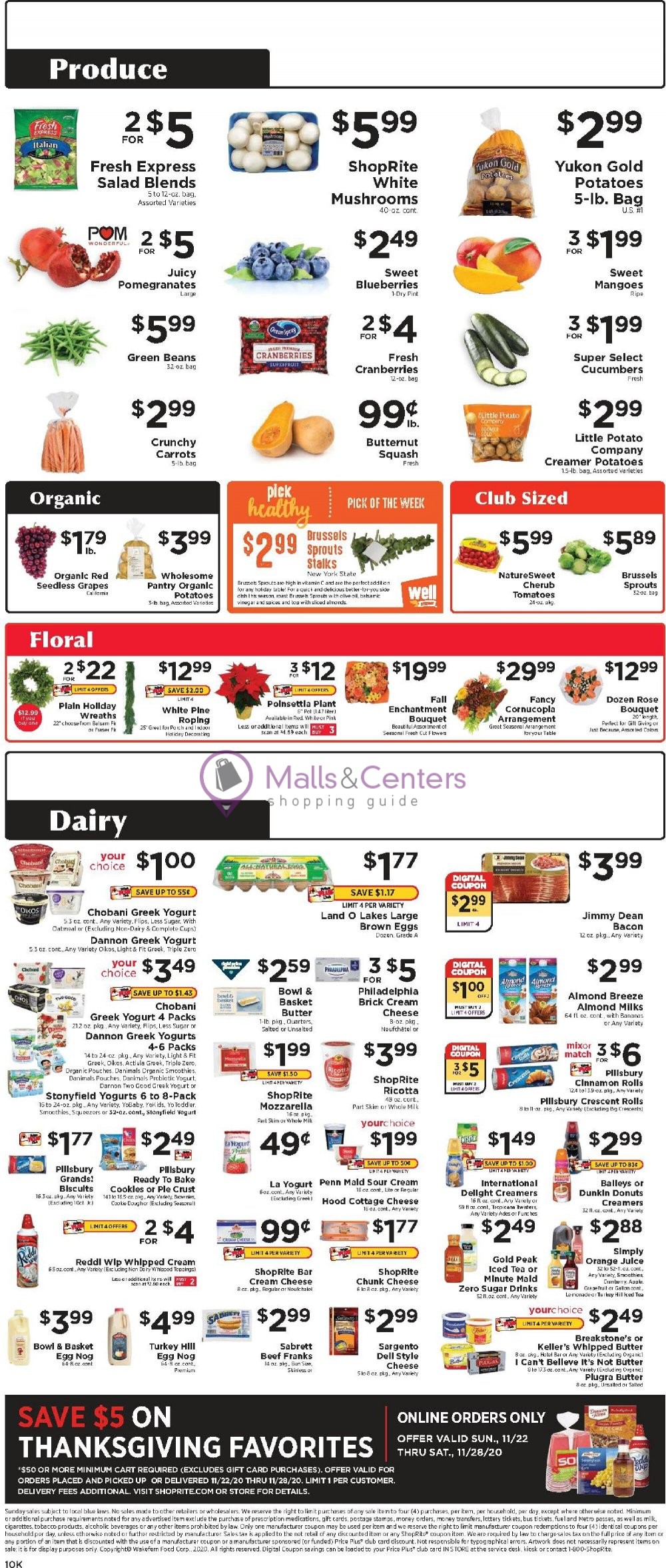 ShopRite Weekly Ad - sales & flyers specials - MallsCenters