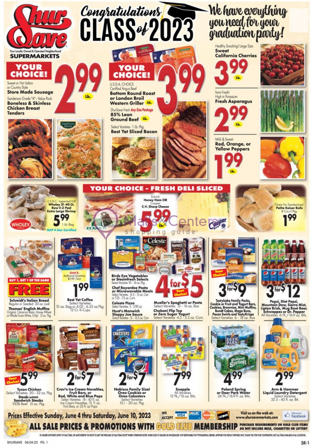 ShurSave Markets Weekly ad valid from 06/04/2023 to 06/10/2023 ...
