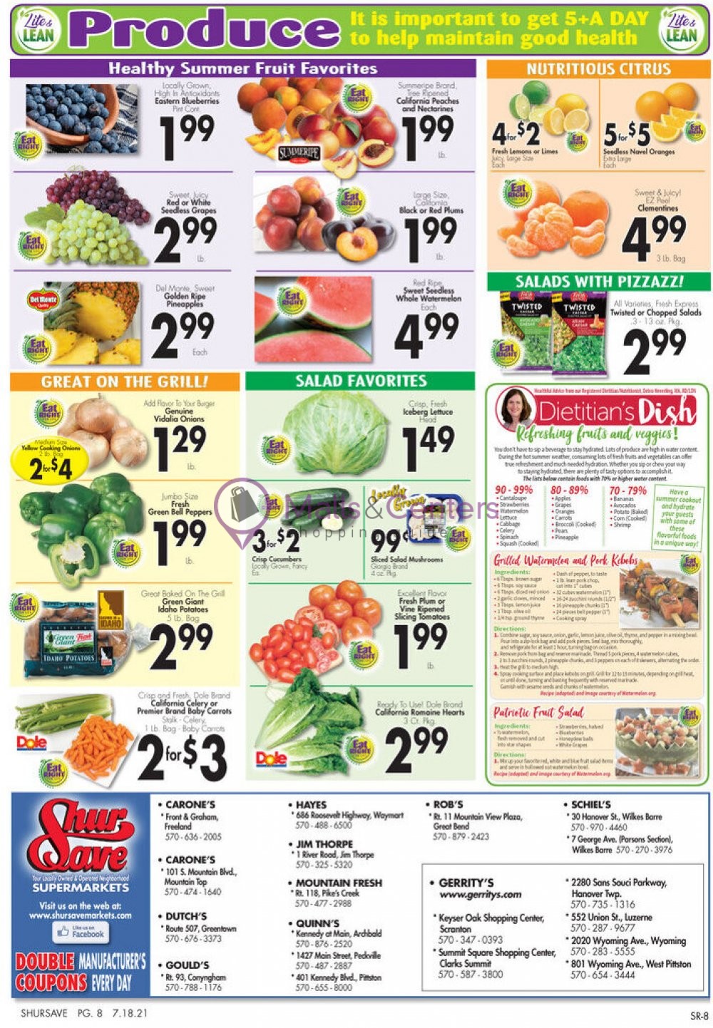 ShurSave Markets Weekly Ad - sales & flyers specials - MallsCenters