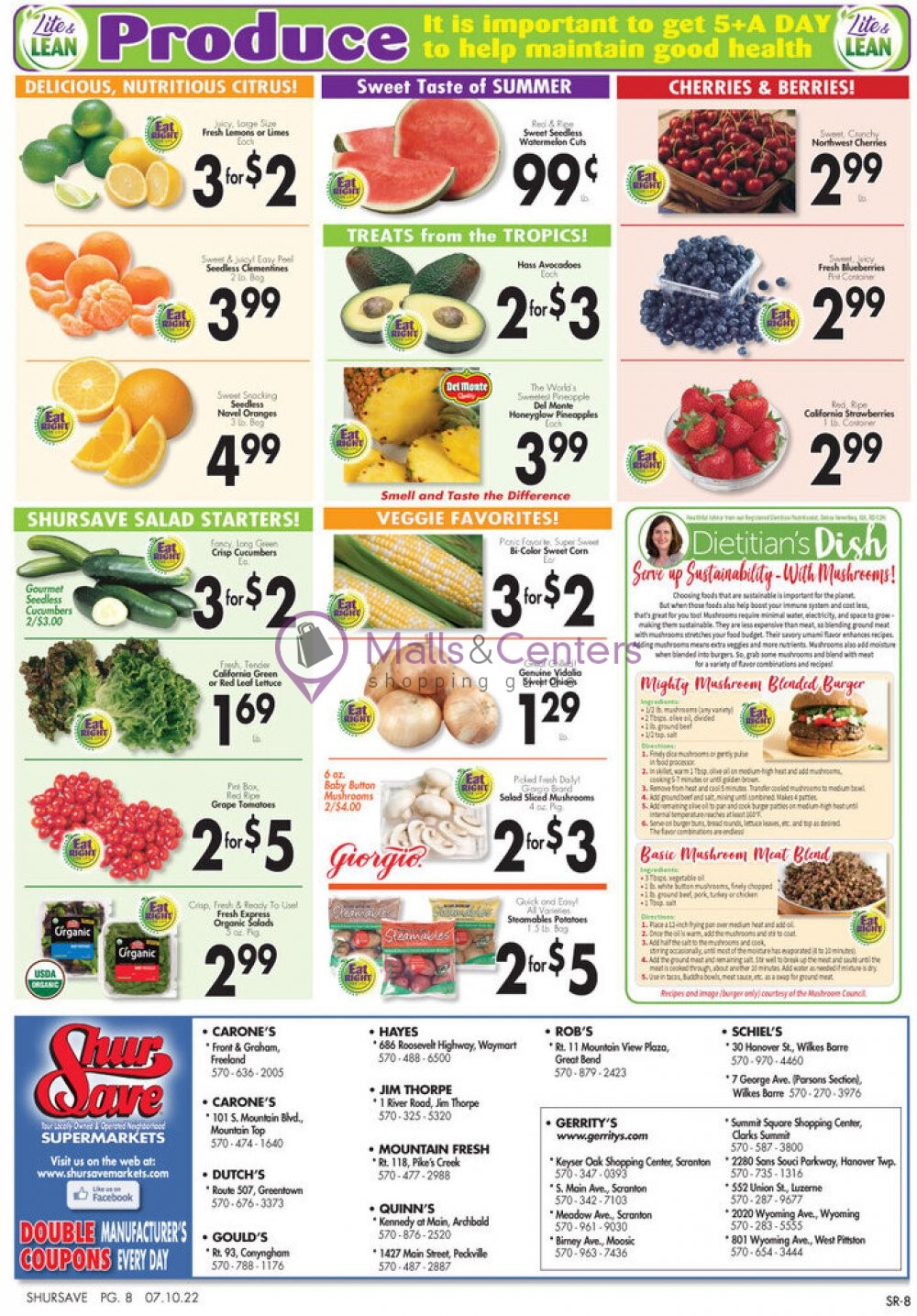 ShurSave Markets Weekly Ad - sales & flyers specials - MallsCenters