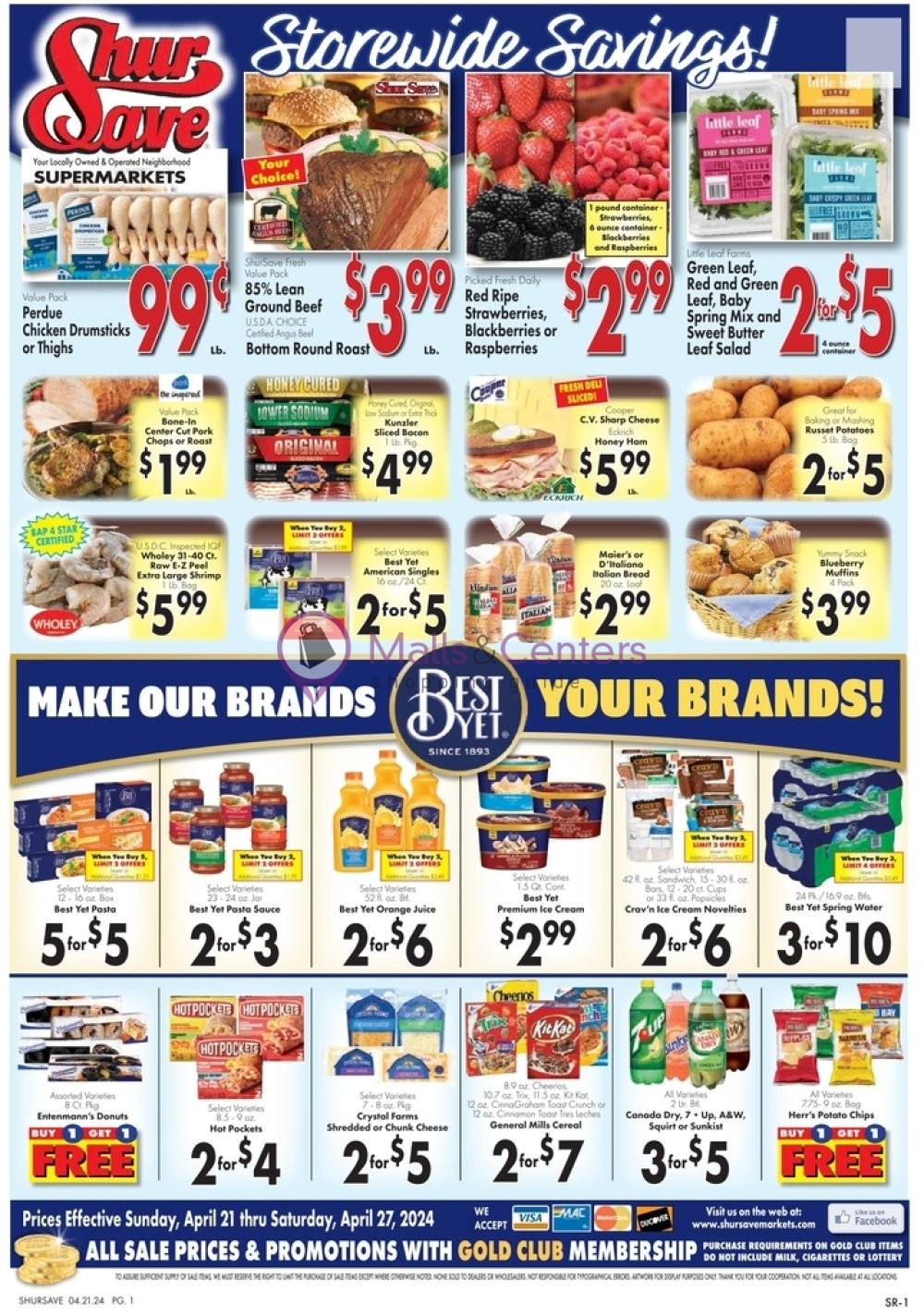 ShurSave Markets Weekly Ad, from Sun, 4/21/2024 - sales & flyers ...