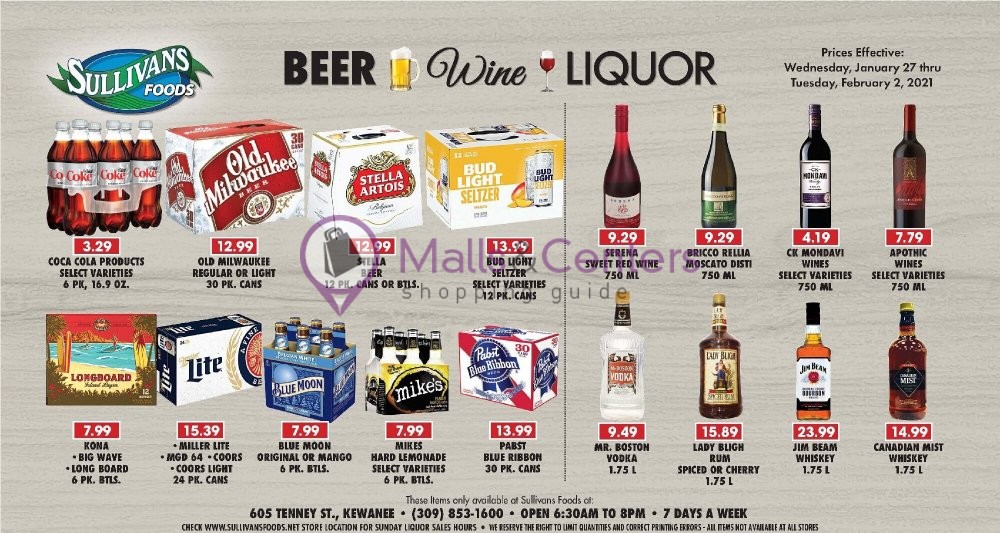 Sullivan's Foods Weekly Ad - sales & flyers specials - MallsCenters